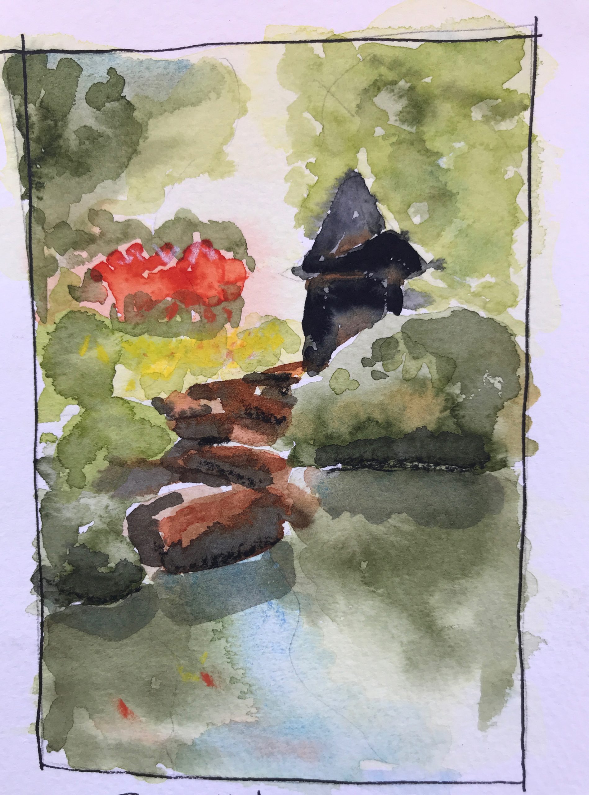 Japanese Pond – Darren Willans Art
